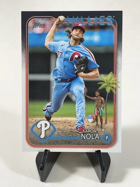 2024 TOPPS SERIES 2 - Aaron Nola Kevin Hart parallelo SSP #/53 PHI ...