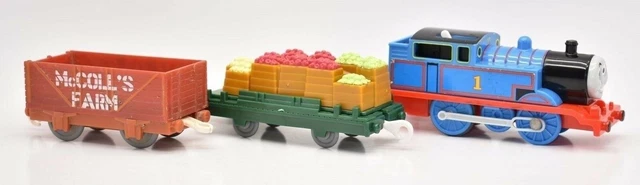 THOMAS & FRIENDS Trackmaster Motorized + McColl's Farm Car + Produce ...