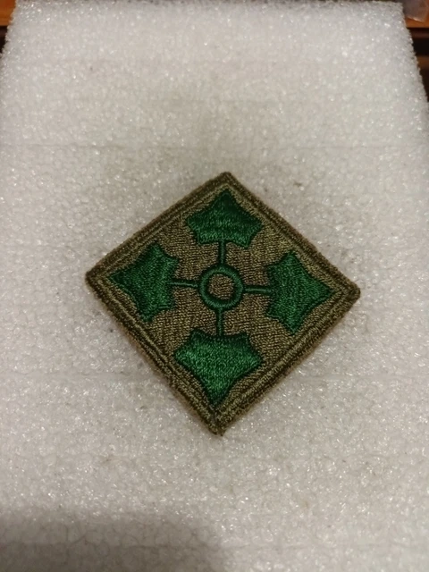 BEAU PATCH ARMEE us 4th INFANTRY DIVISION La Ivy WW2 original EUR 25,00 ...
