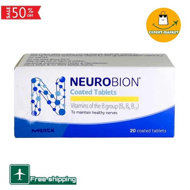 NEUROBION - VITAMIN B1, B6, B12 - Nerve Relief, Numbness & Tingling ...