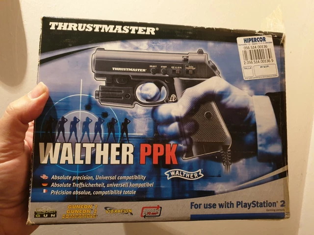 PISTOLA PARA PS2 Modelo Walther Ppk/ Thrustmaster Con Caja Original ...