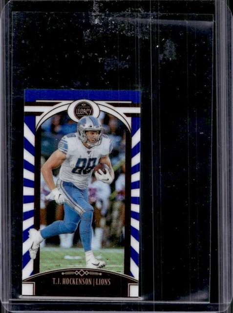 2020 PANINI LEGACY TJ Hockenson édition premium mini saphir #9/50 #76 ...