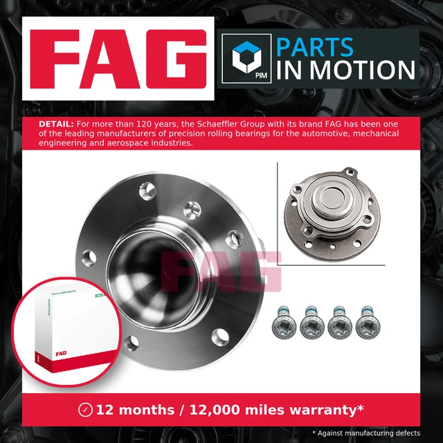 WHEEL BEARING KIT Front 713649540 FAG 31206794850 31206857230 ...