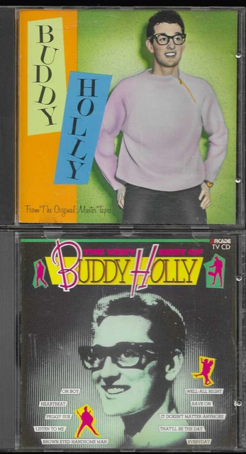 BUDDY HOLLY - The Very Best of Buddy Holly + Buddy Holly 💿 2 Musik CD´s EUR 2,00 - PicClick FR