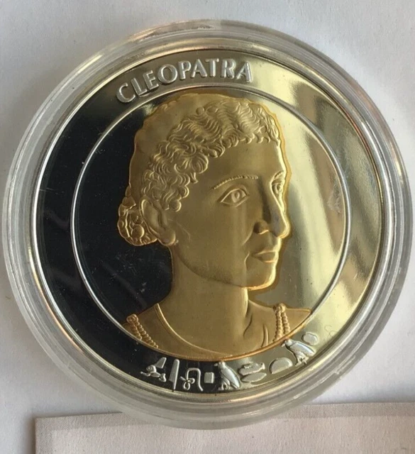 2010 ANCIENT EGYPT Cleopatra Proof Coin With COA £11.00 - PicClick UK