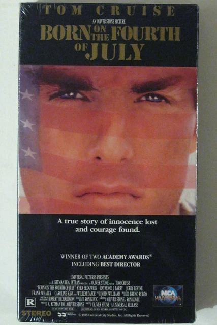 OLIVER STONE'S BORN on the FOURTH of JULY New VHS Movie Tom CRUISE Kyra ...