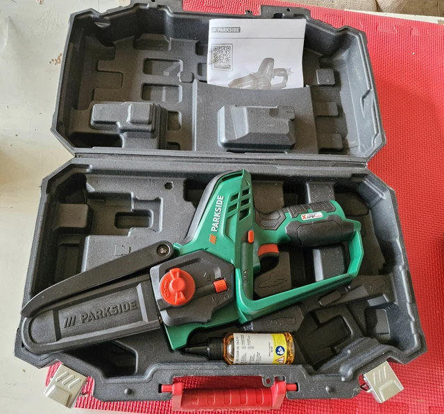 PARKSIDE 12V PRUNING Saw Mini Chainsaw Bare Unit With Case £44.30 ...