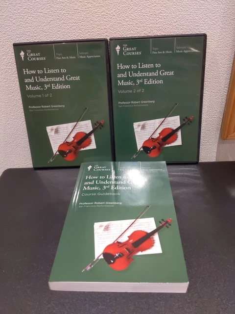 HOW TO LISTEN To And Understand Great Music 3rd Edition Great Courses ...