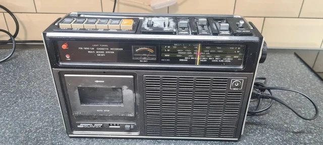 RARE VINTAGE SOLAVOX Cassette Recorder Multi Mixing System Model: Cr ...