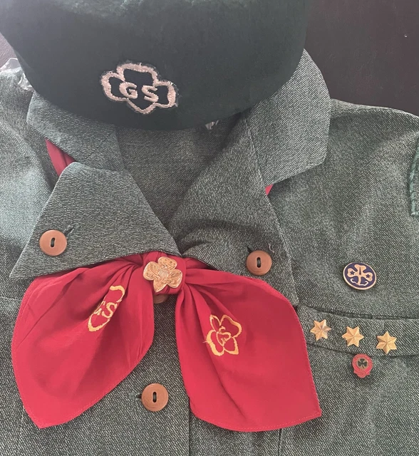 COMPLETE 1948-55 VINTAGE GIRL SCOUT INTERMEDIATE DRESS UNIFORM CALENDAR ...