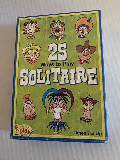 25 WAYS TO Play Solitaire Box Set Ages 7+ 52 card deck with jokers $15. ...