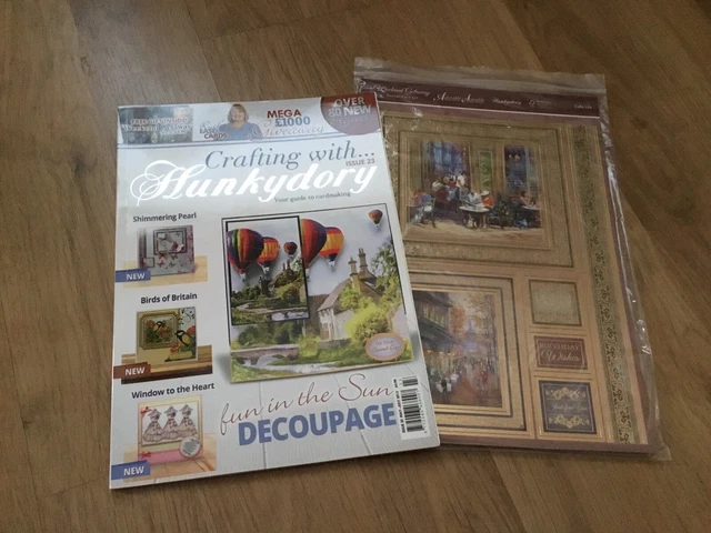 CRAFTING WITH HUNKYDORY Magazine & Free Gift. Issue 23 £4.00 - PicClick UK