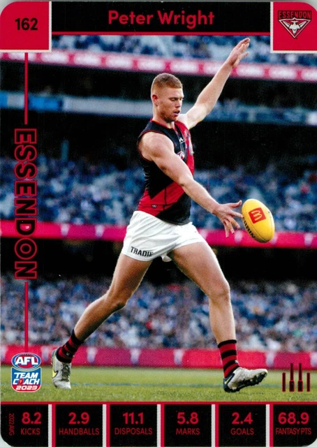 2023 ESSENDON BOMBERS AFL Card PETER WRIGHT Teamcoach $4.49 - PicClick AU