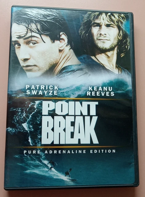 POINT BREAK PATRICK Swayze Keanu Reeves Preowned Dvd Good Shape $8.00 ...