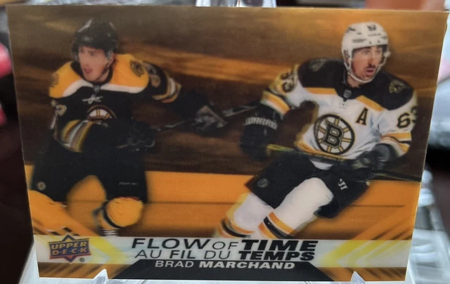 2022-23 TIM HORTON’S Flow of Time #NT-6 Brad Marchand Boston Bruins $7. ...