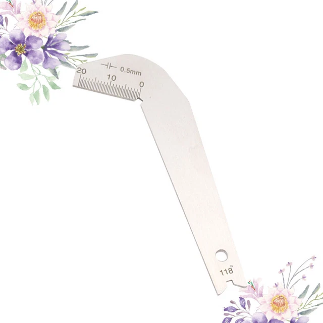 DRILL GAUGE TEMPLATE Drill Point Angle Gauge Drill Gauge Bit £8.75 ...