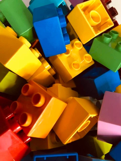 BULK LOT_DUPLO 2X2 Classic Blocks_Assortment of Varied Colours_150 ...