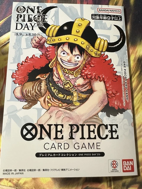 ONE PIECE DAY 2025 Elbaf Luffy Premium Card Collection CARDBOARD ONLY ...