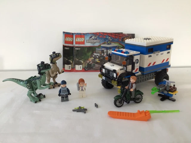 LEGO JURASSIC WORLD Raptor Rampage 75917 100% complete, with manuals ...