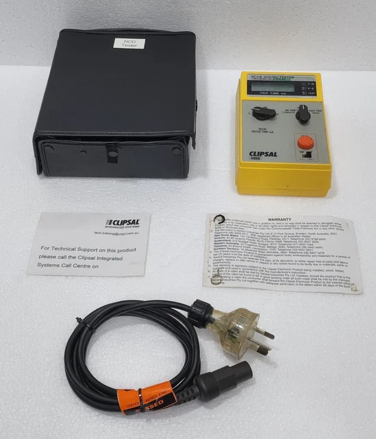 CLIPSAL 486D DIGITAL Rccb (Elcb) Testeur Rcd EUR 418,82 - PicClick FR