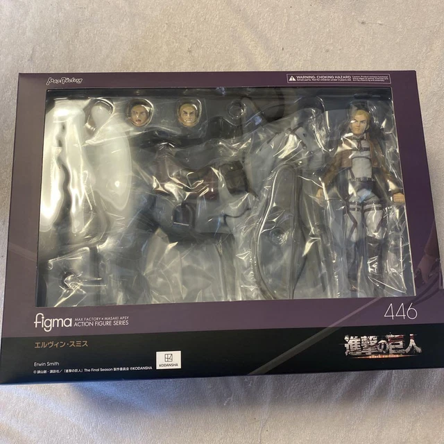 FIGURINE FIGMA ATTACK on Titan Erwin Smith n°446 d'occasion EUR 341,12 - PicClick FR