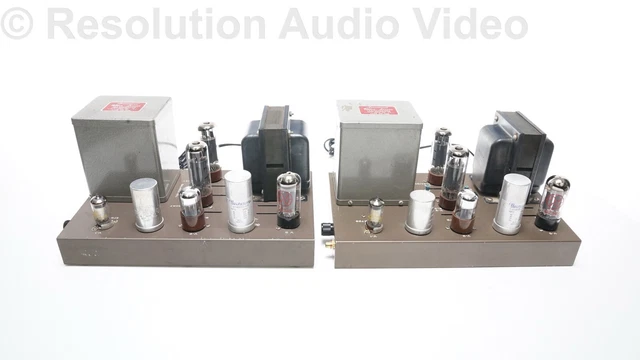 EICO HF-60 VACUUM Tube Monoblock Power Amplifiers - Acrosound TO330 ...