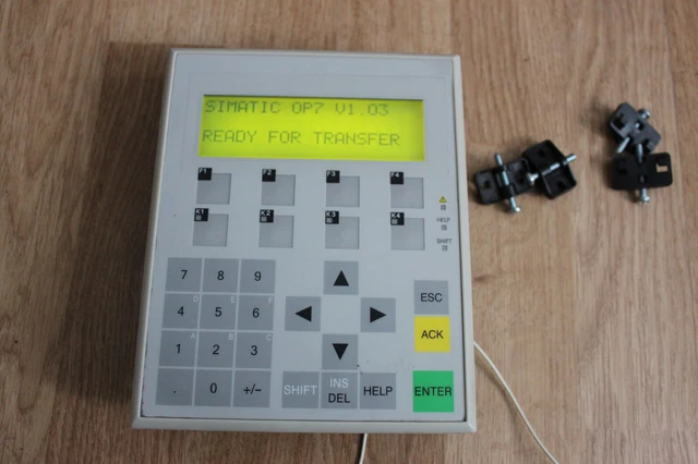 IHM PUPITRE PANEL SIMATIC OP7 SIEMENS AFFICHEUR ECRAN EUR 119,00 ...