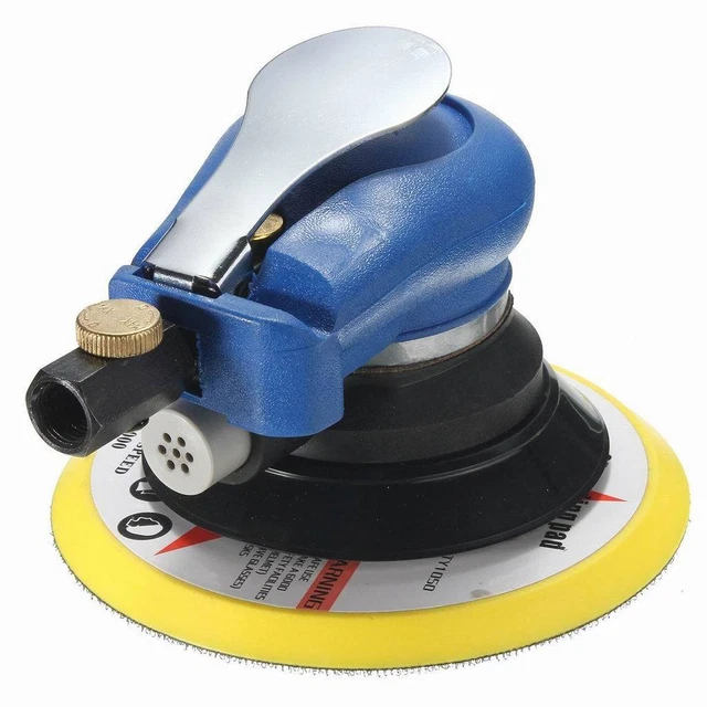 6\'\' AIR RANDOM Orbital Sander Pneumatic Disc Polisher Grinding ...
