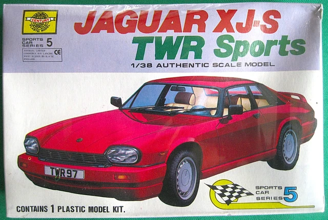 RARE VINTAGE CENTURY Plastic Model 1/38 Scale Jaguar XJ-S TWR Sports ...