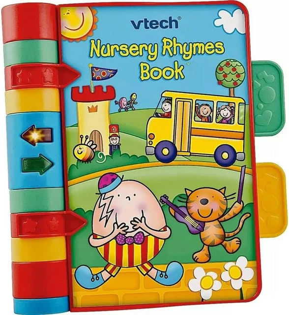 VTECH BABY NURSERY Rhymes Book, Light Up, Interactive, Musical Baby ...