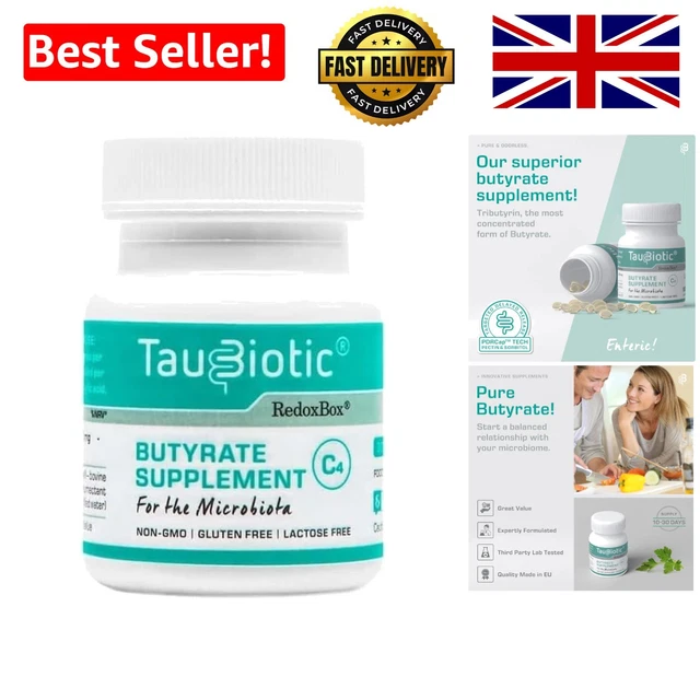 BUTYRATE TRIBUTYRIN 30 Count Softgels - Digestive Comfort & Microbiota ...