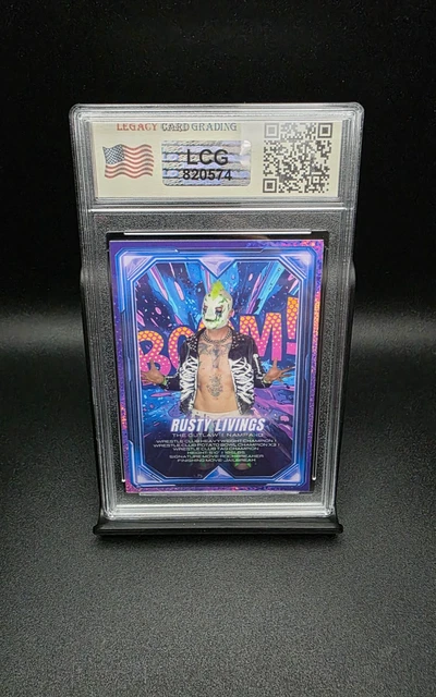 THE OUTLAW RUSTY Livings 2025 eXcess Boom! Boom! Holo - Graded 10 [ACEO ...