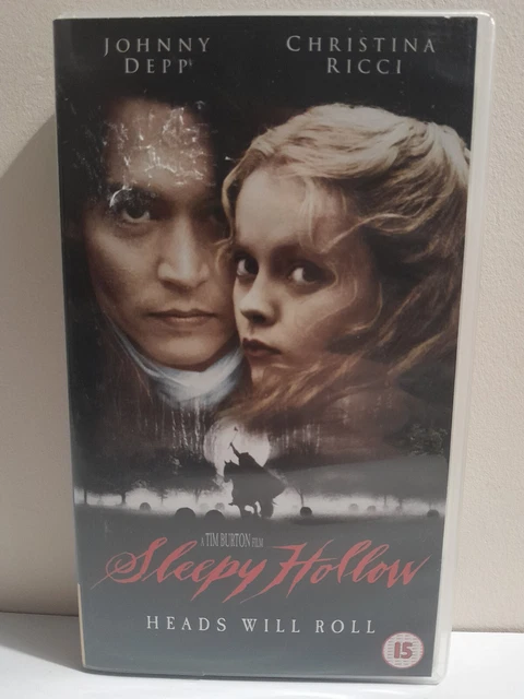 SLEEPY HOLLOW VHS Horror VHS Johnny Depp Video Tape Retro Vintage UK ...