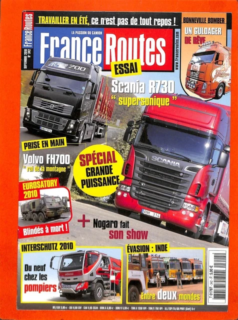 MAGAZINE & FRANCE Routes " Essai Scania R 730 Supersonique / 2010 EUR 7 ...