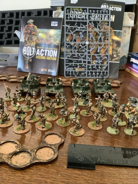 PAINTED 28MM WW2 Bolt Action British Army And Rules £200.00 - PicClick UK