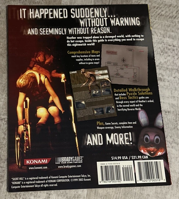 SILENT HILL 3 Strategy Guide Dan Birlew (2003 Trade Paperback) Like New ...