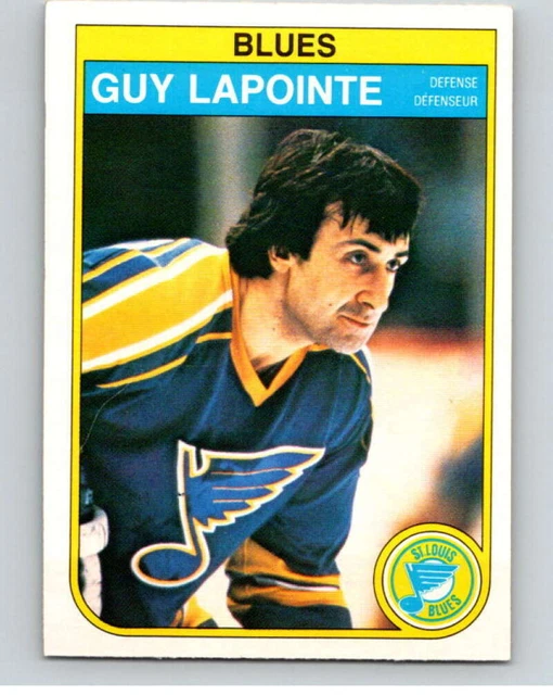 1982-83 O-PEE-CHEE #305 Guy Lapointe St. Louis Blues V59224 $1.25 ...