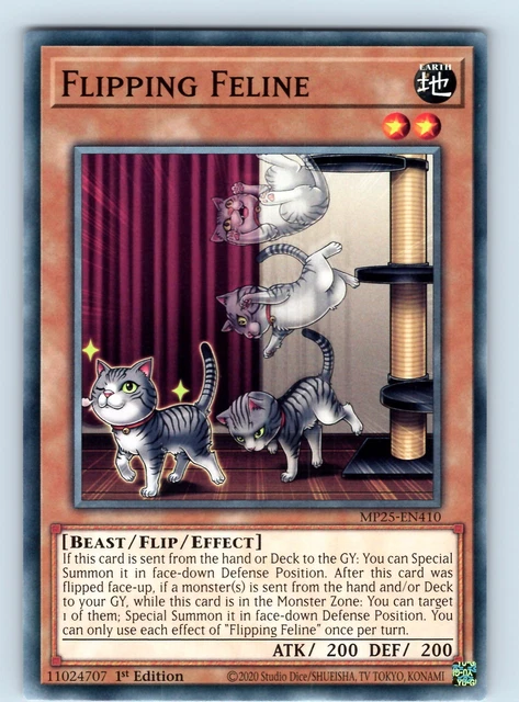 FLIPPING FELINE COMMON 2025 Mega-Pack 1st Edition MP25-EN410 NM £2.39 ...