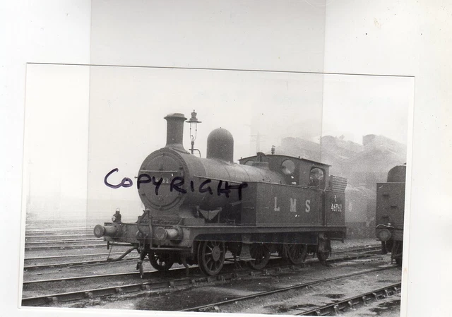 RAIL PHOTO LMS LYR 242t 46762 Wirral railway Preston station Lancashire ...