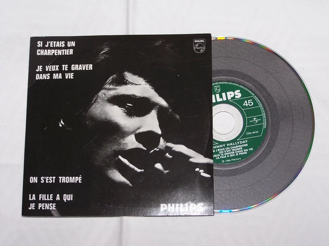 JOHNNY HALLYDAY : Si j'étais un charpentier EUR 4,00 - PicClick FR