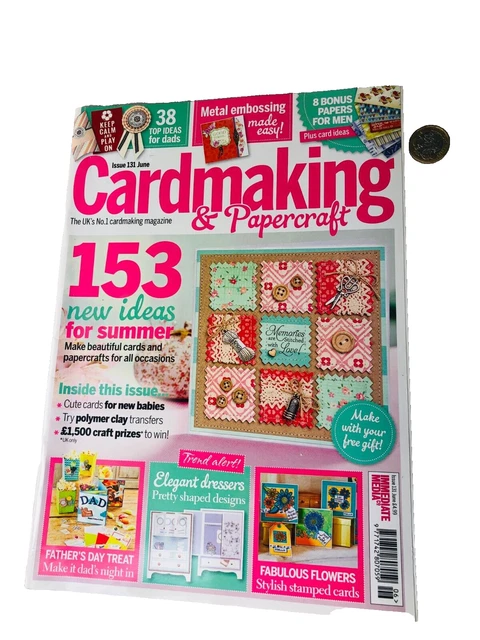 MAGAZINE CARD MAKING & Papercraft Craft Mag Issue 131 June nfb £7.65 ...
