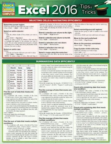 CURTIS FRYE MICROSOFT Excel 2016 Tips & Tricks (Mixed Media Product ...