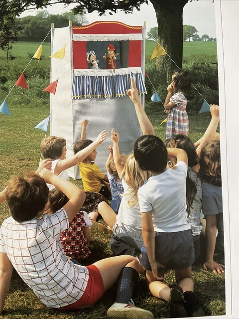 SEWING PATTERN JEAN Greenhowe Punch + Judy booth PLUS 6 puppets toys ...