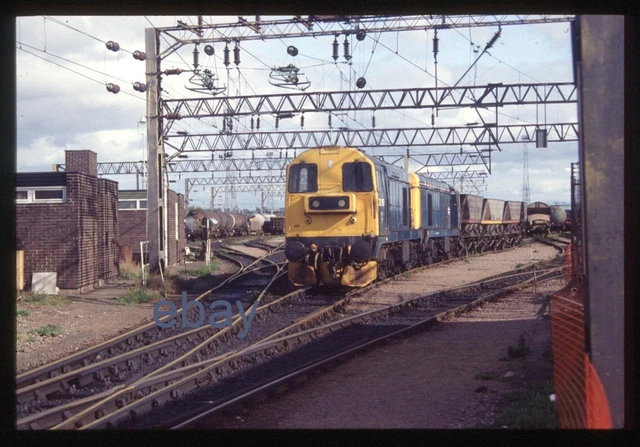 ORIGINAL 35MM SLIDE- Class 20's - 20169 & 20092 at Bescot w/ MGR on 30. ...
