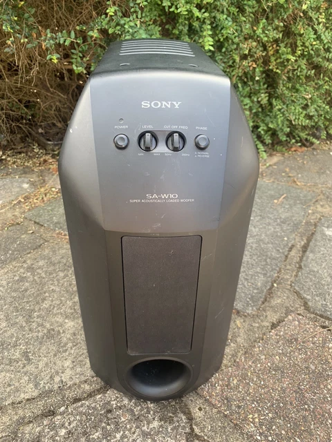 SONY SA-W10 ACTIVE Super Acoustically Loaded Woofer £15.00 - PicClick UK