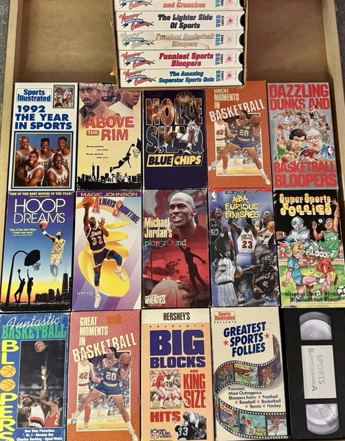 LOT 20 VINTAGE NBA Basketball VHS Tapes Michael Jordan Magic USA ...