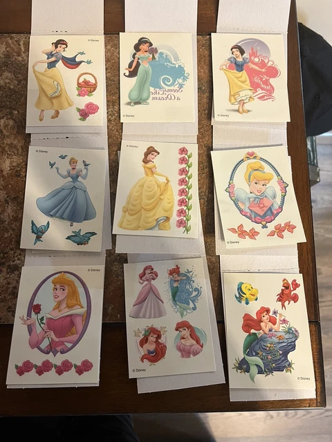 VINTAGE VENDING MACHINE Sandy Lion temporary tattoos Disney Princess ...