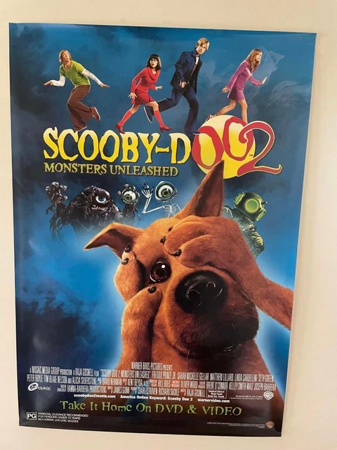 SCOOBY-DOO 2 MONSTERS Unleashed Original Video Movie Poster Very Good ...