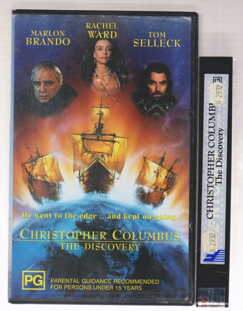 RARE VHS VIDEO Tape CHRISTOPHER COLUMBUS THE DISCOVERY Ex-Rental Big Box Brando £9.17 - PicClick UK