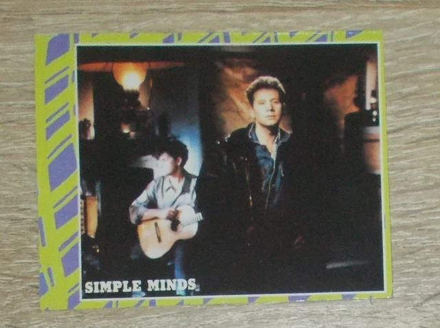 ALTER AUFKLEBER | Sticker Simple Minds EUR 3,99 - PicClick FR